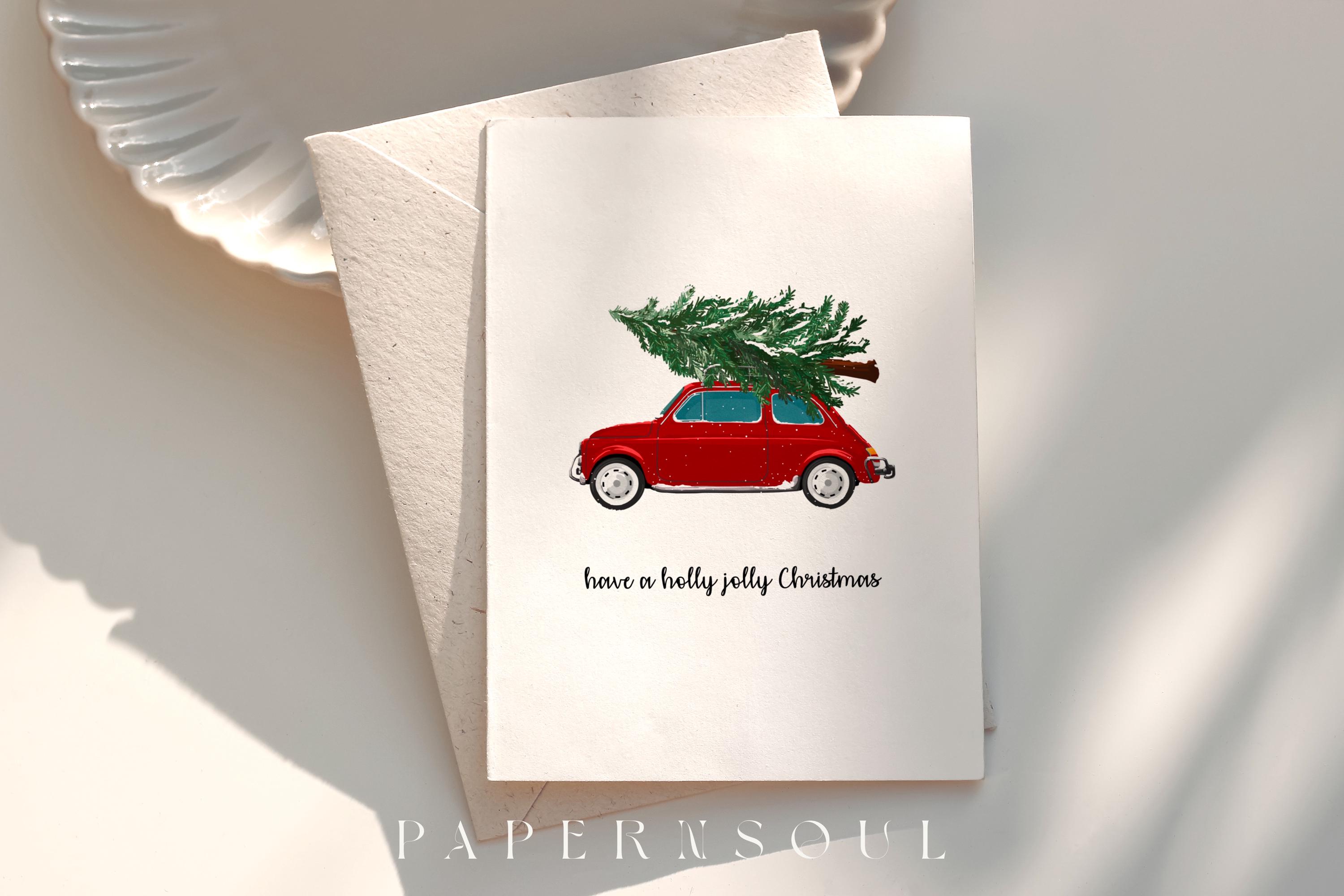Digital Download Christmas Truck Card, Driving Home for Christmas Card ...