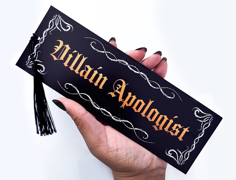 Villain Apologist Bookmark - Etsy
