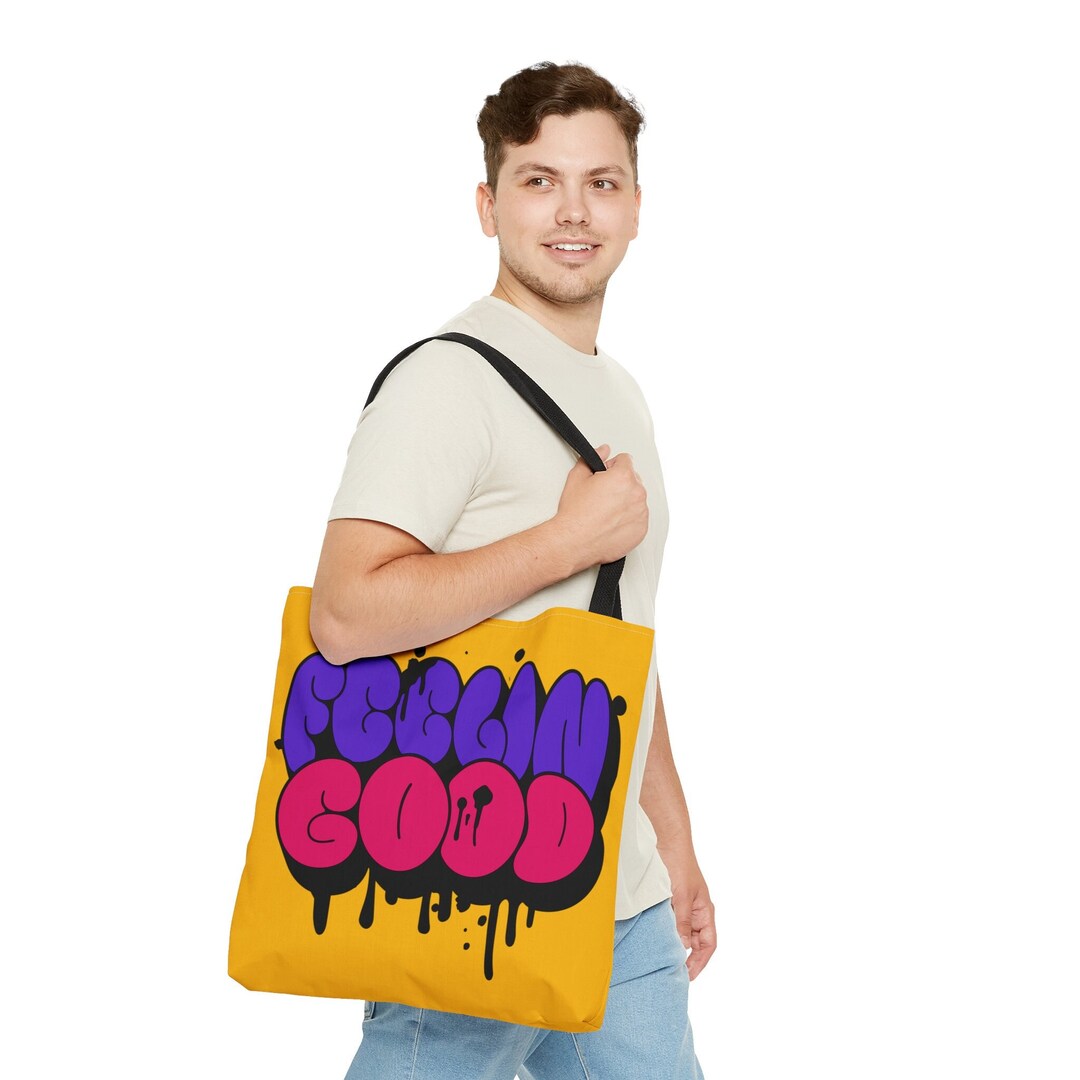 Feel Good Tote Bag, Feel Good Tote, I Feel Good , What About Bob Quote ...