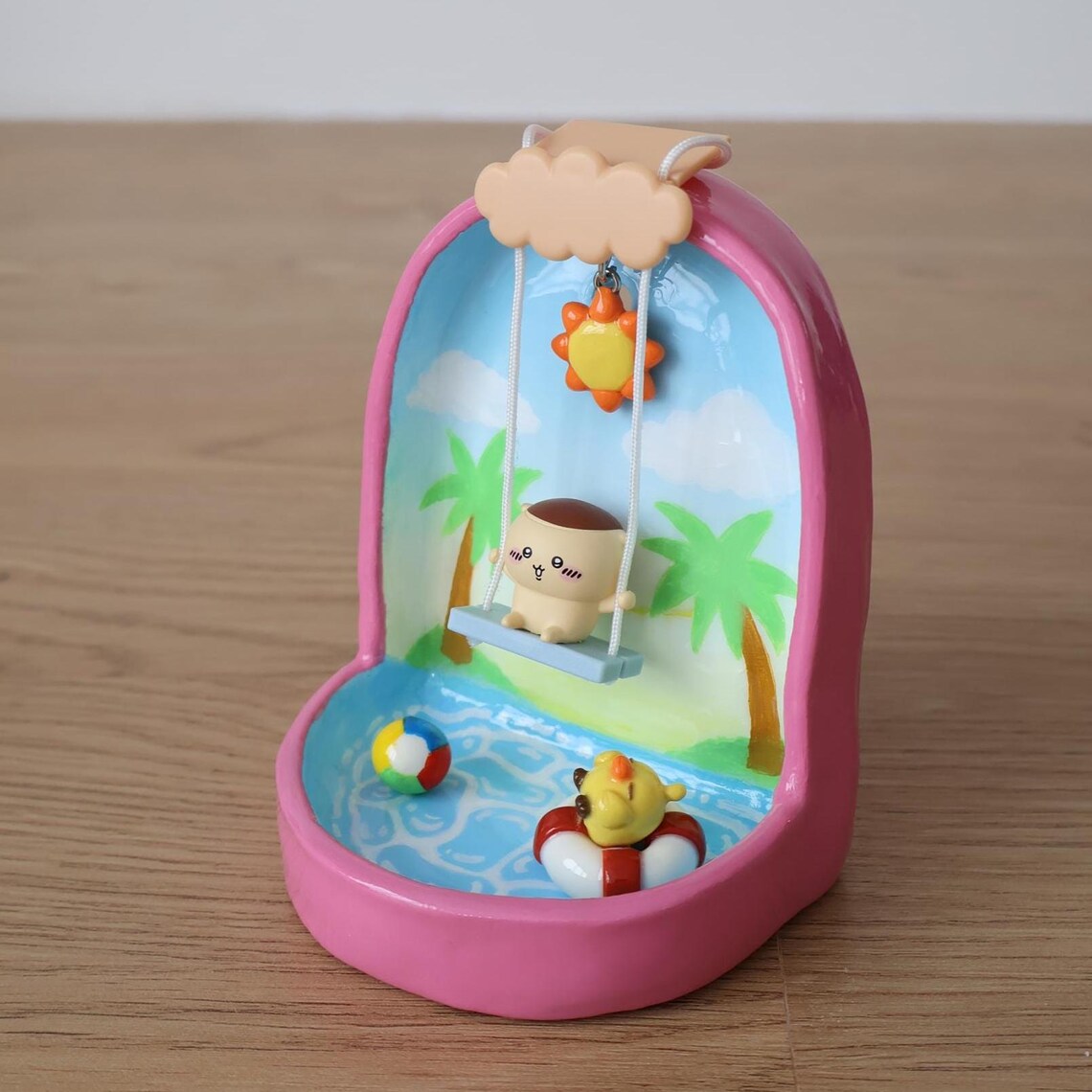 Handmade Clay Trinket Display: Summer Theme Collectibles Dish - Etsy