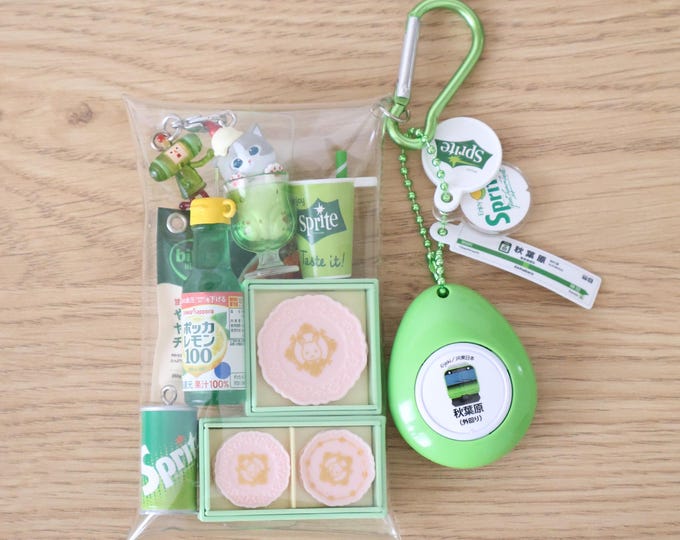 Gacha Pouch With Kawaii Miniature Snacks, Decorations and Yamanote Line ...