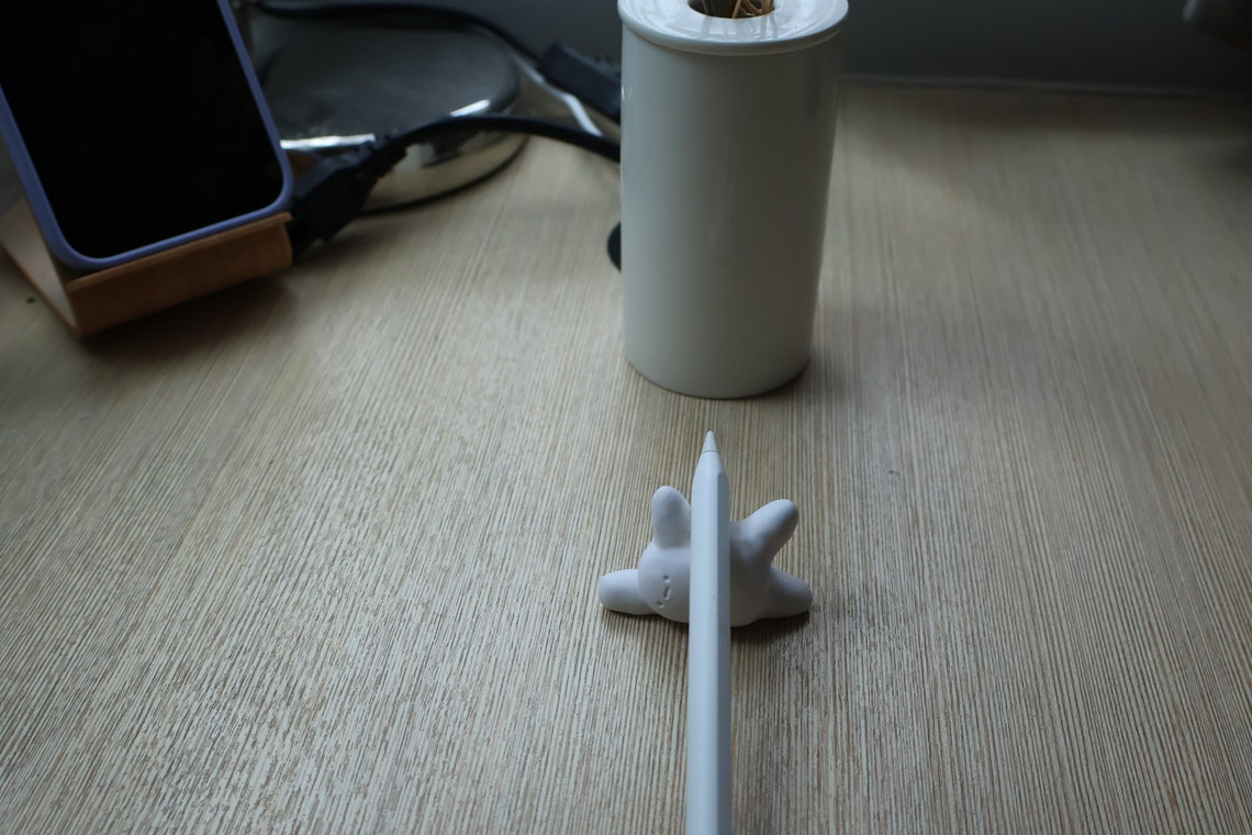 Handmade Little Desk Buddy Struggling Buddy Polymer Clay Sculpture Cute ...