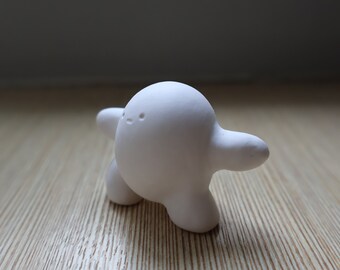 Handmade Little Desk Buddy Struggling Buddy Polymer Clay Sculpture Cute ...
