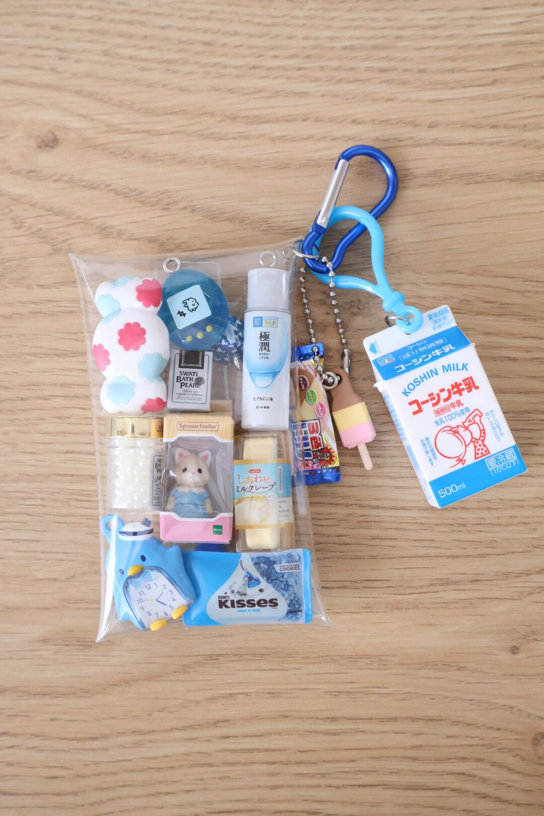 Gacha Pouch With Kawaii Miniature Snacks From Gachapon | Bag Charm and ...