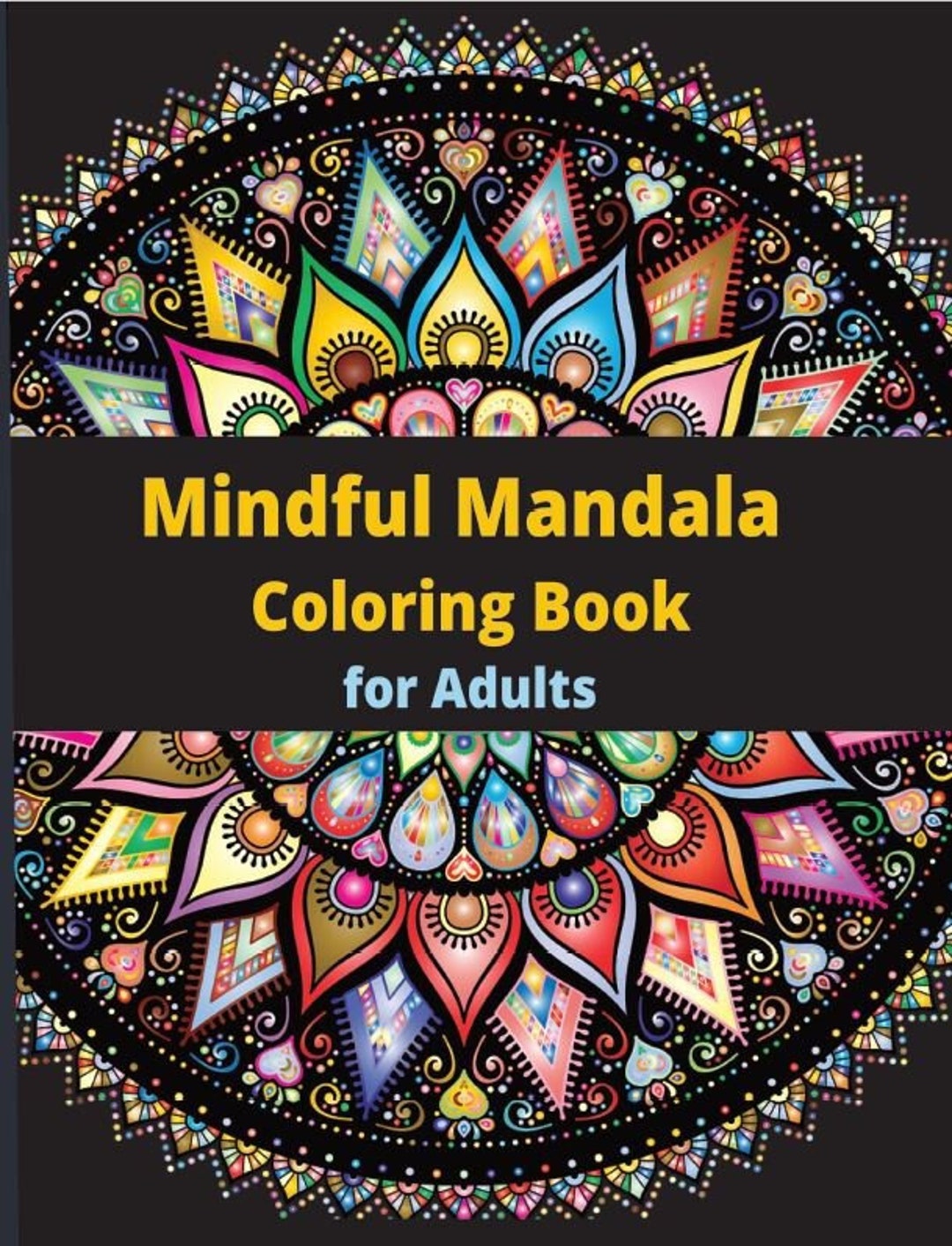 Mindful Mandala Coloring E-book Sheets for Adults - Etsy
