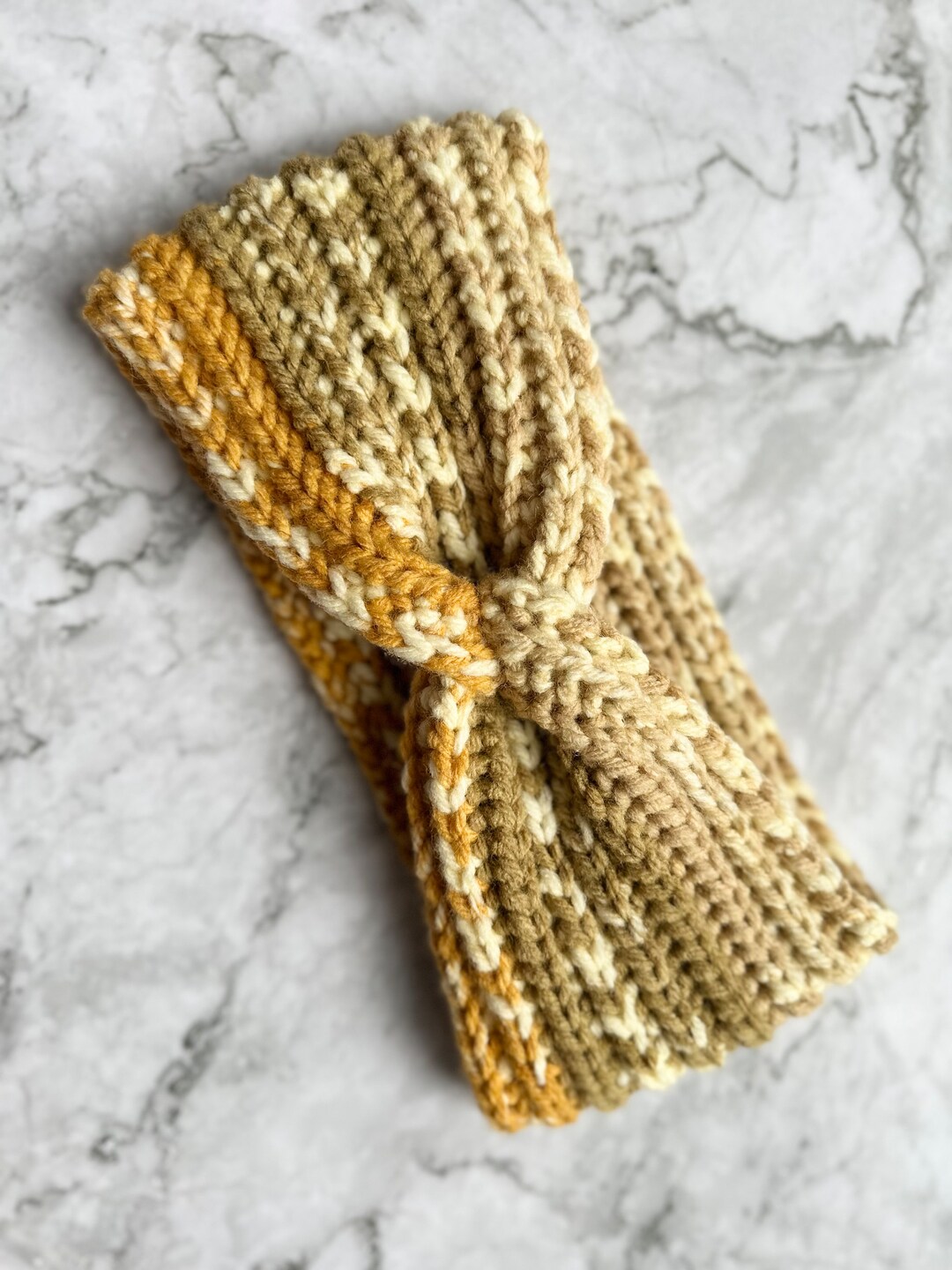 Ear Warmer, Twisted Chunky Crocheted Ear Warmer Headband for Adults ...