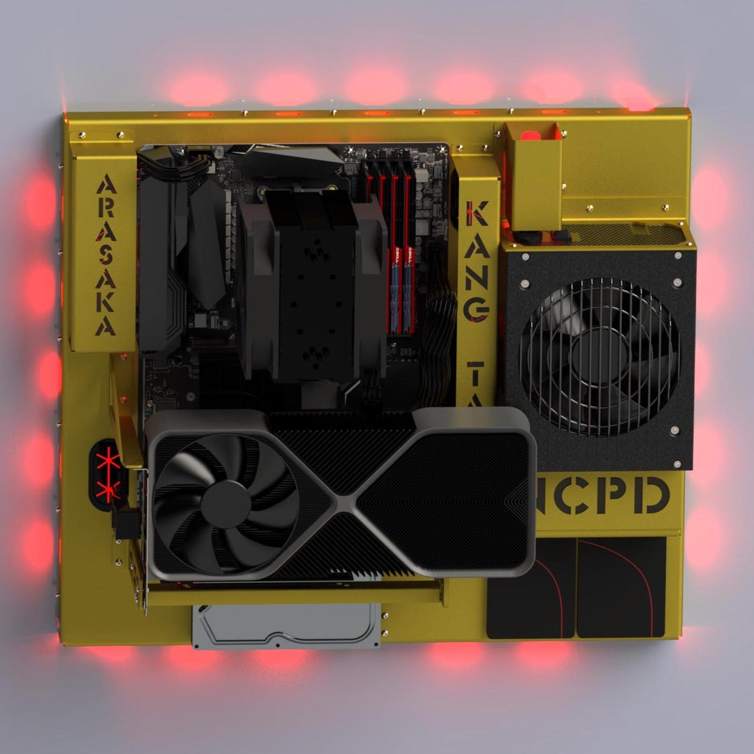 Wall-mounted PC Case – Customizable ATX / Matx / Mini-itx - Etsy