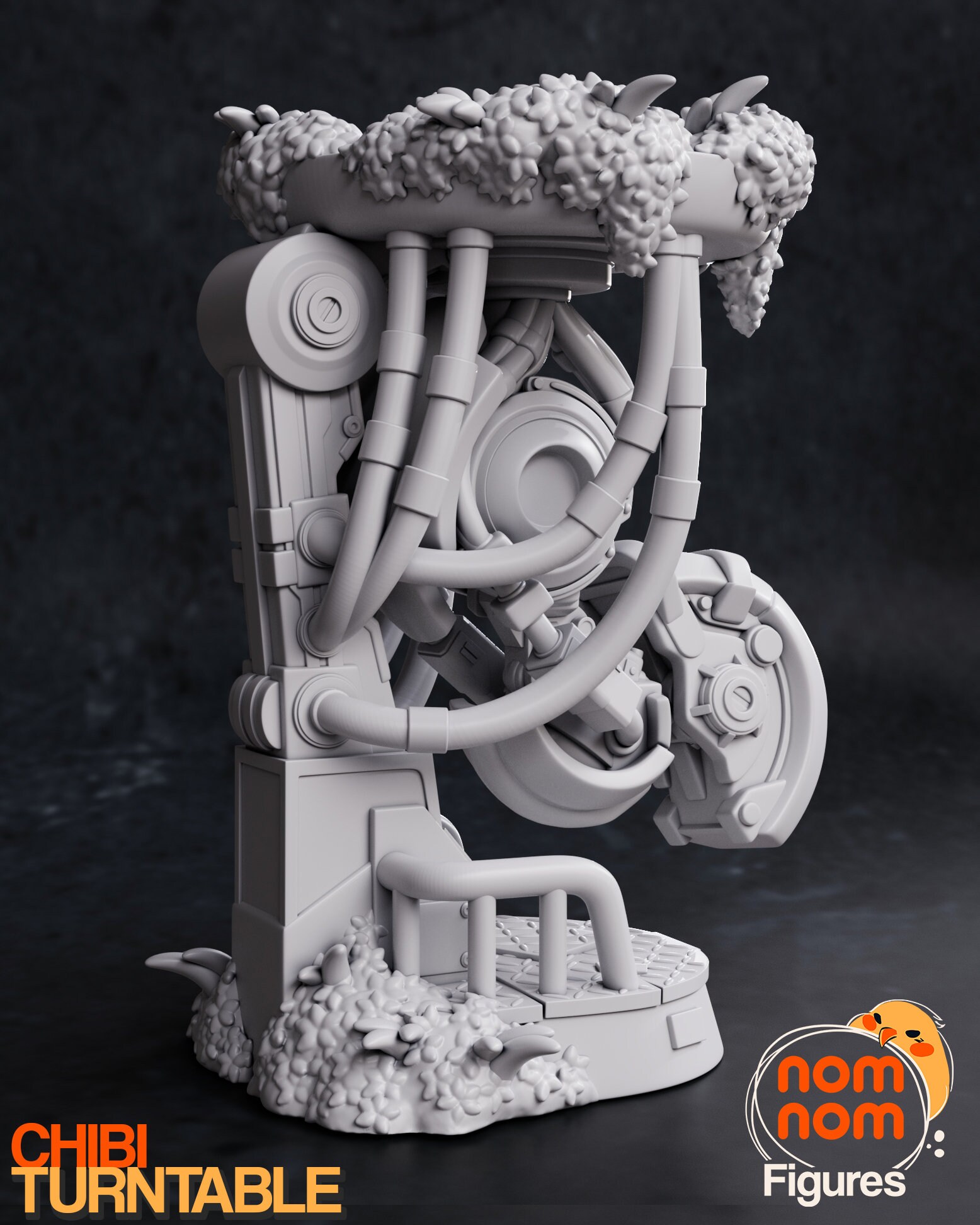 Glados From Portal Chibi 3d Printed Statue - Etsy