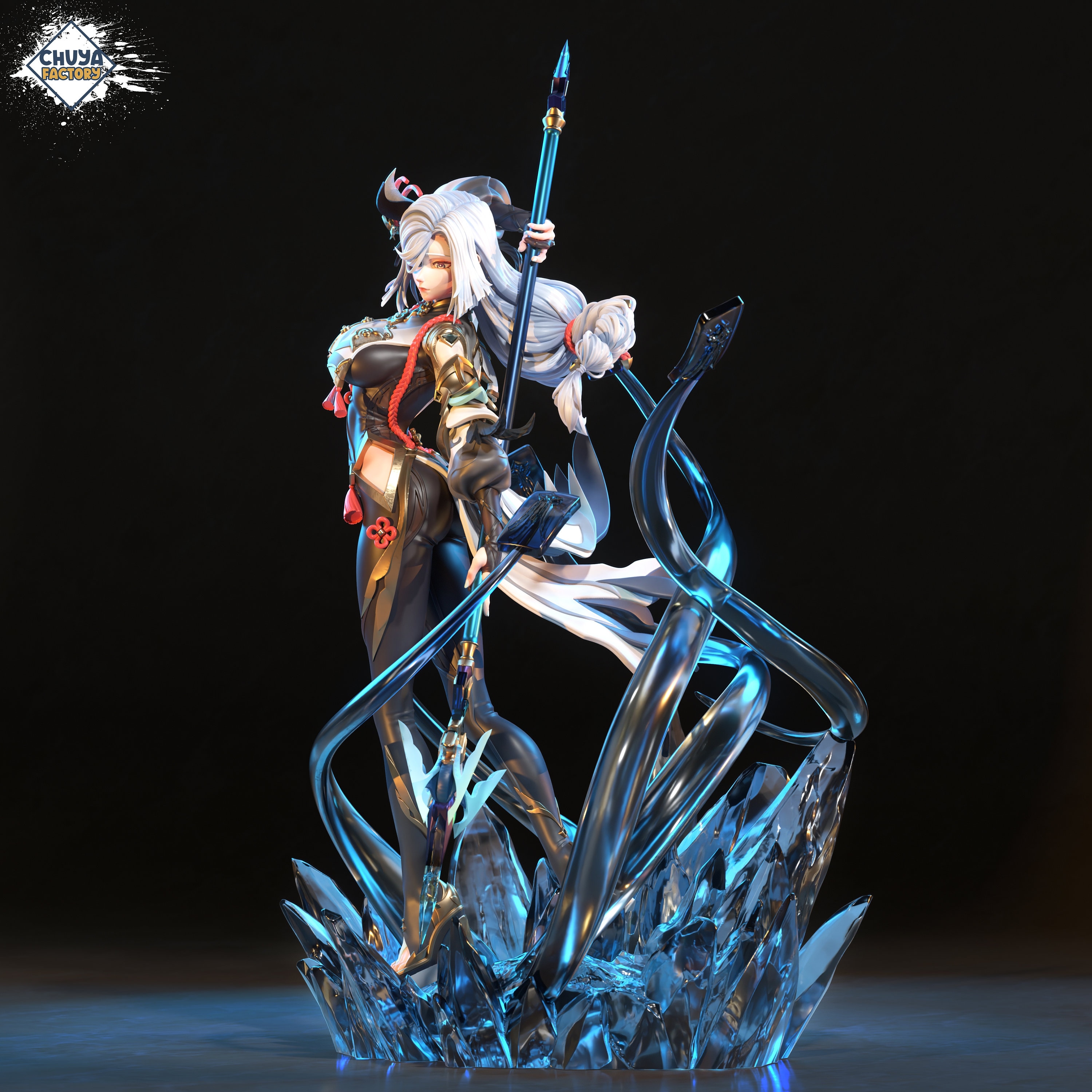 Shenhe From Genshin Impact 3d Printed Statue - Etsy