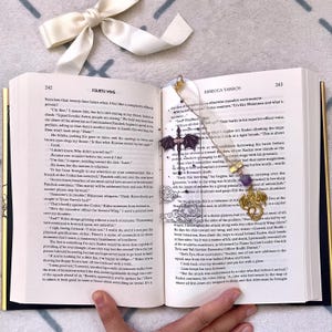 Fourth Wing Acrylic Bookmark With Signet - Etsy