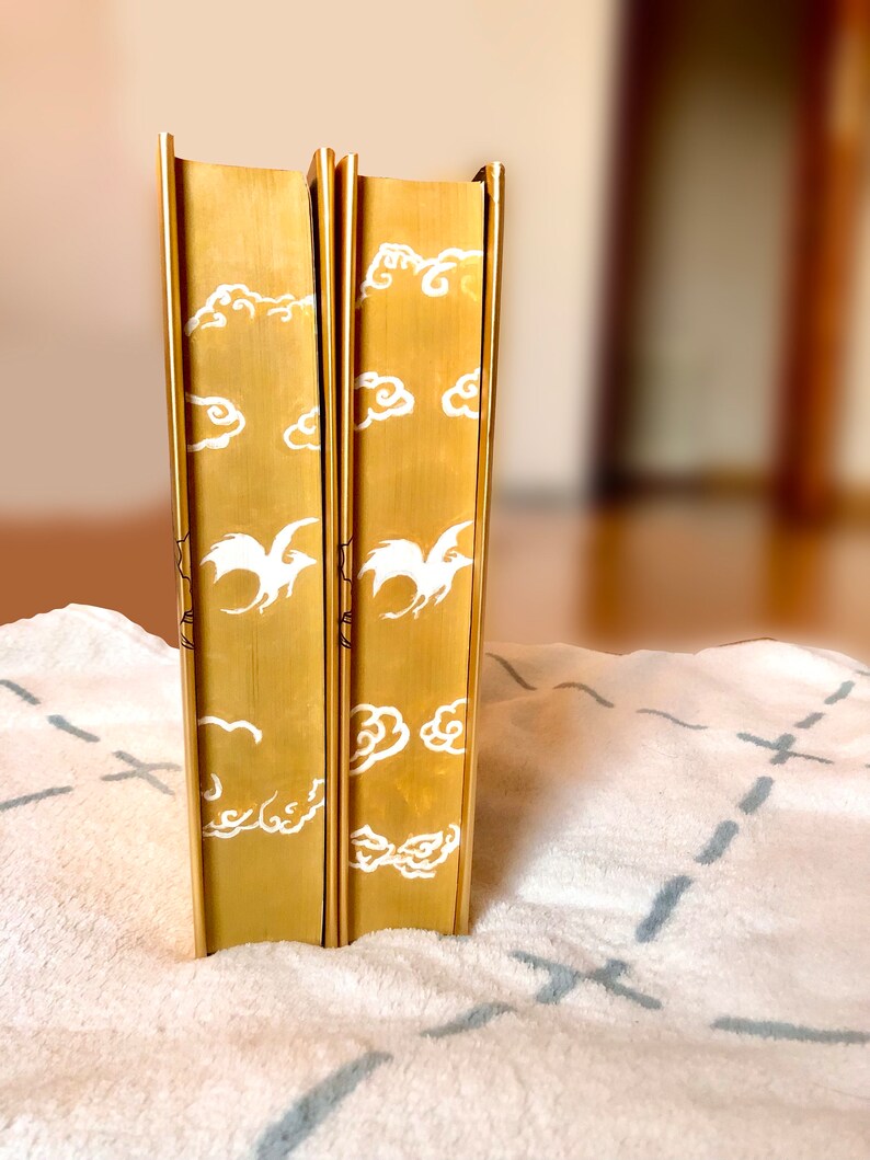 Fourth Wing Handpainted Edges Book With Signet - Etsy