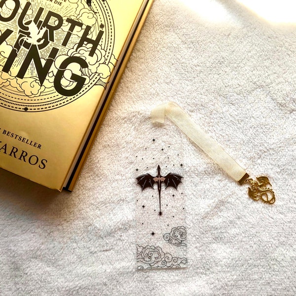 Fourth Wing Bookmark Svg - Etsy