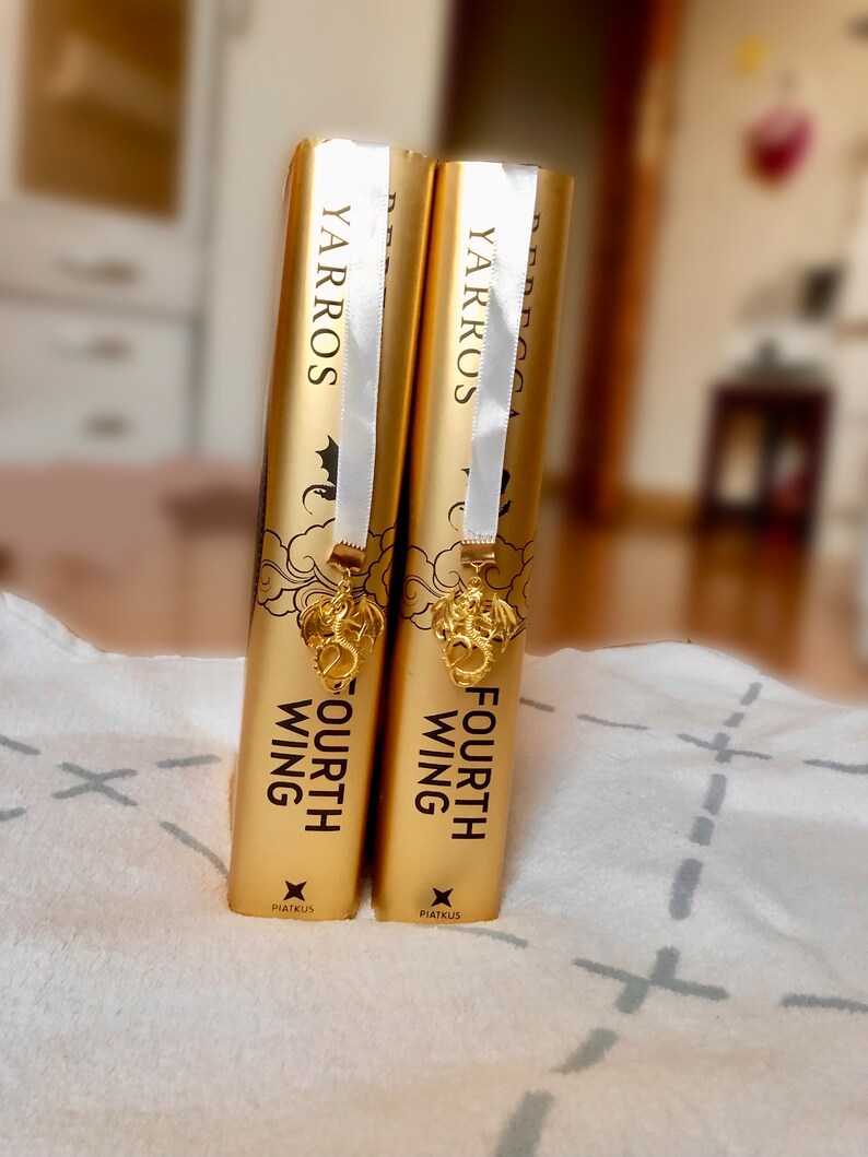 Fourth Wing Handpainted Edges Book With Signet - Etsy