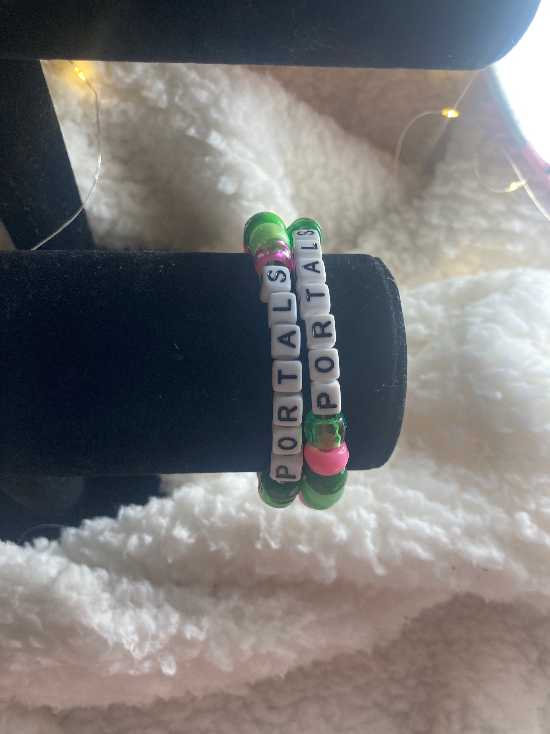 Portals Melanie Martinez Letter Beaded Bracelet - Etsy