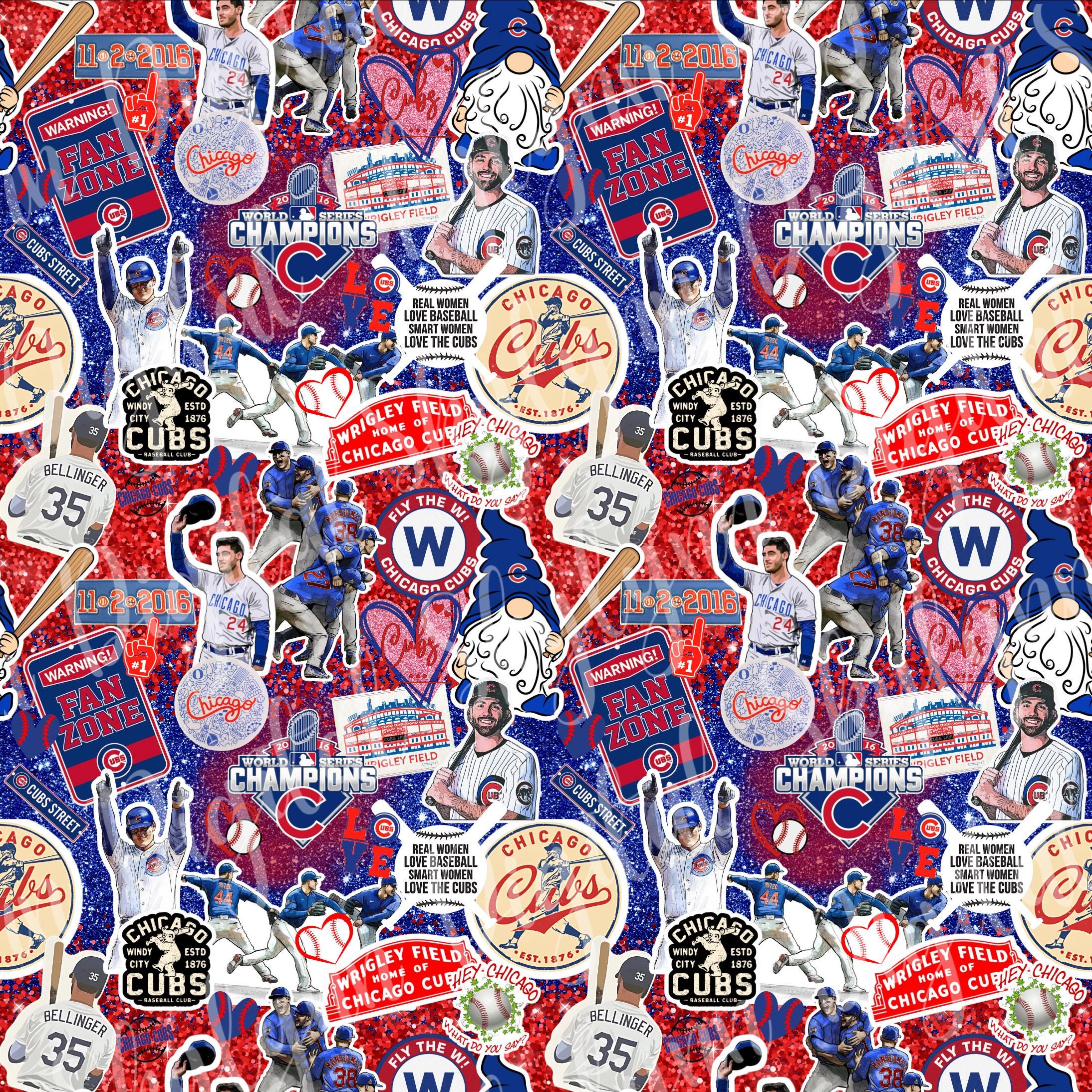 Chicago Seamless Design, Perfect Baseball Design for Digital Paper ...