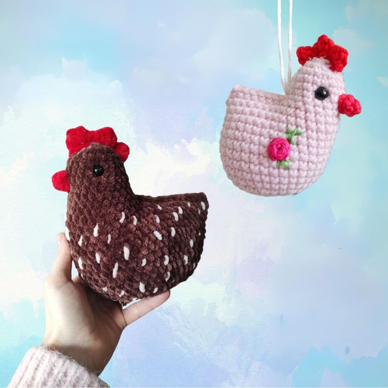 Crochet Hen - Etsy