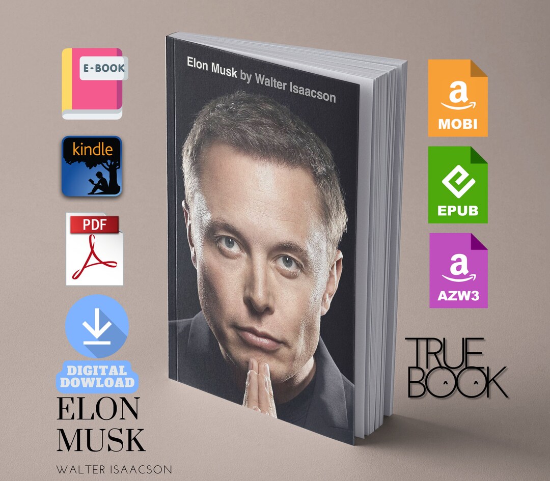 Elon Musk by Walter Isaacson - Etsy