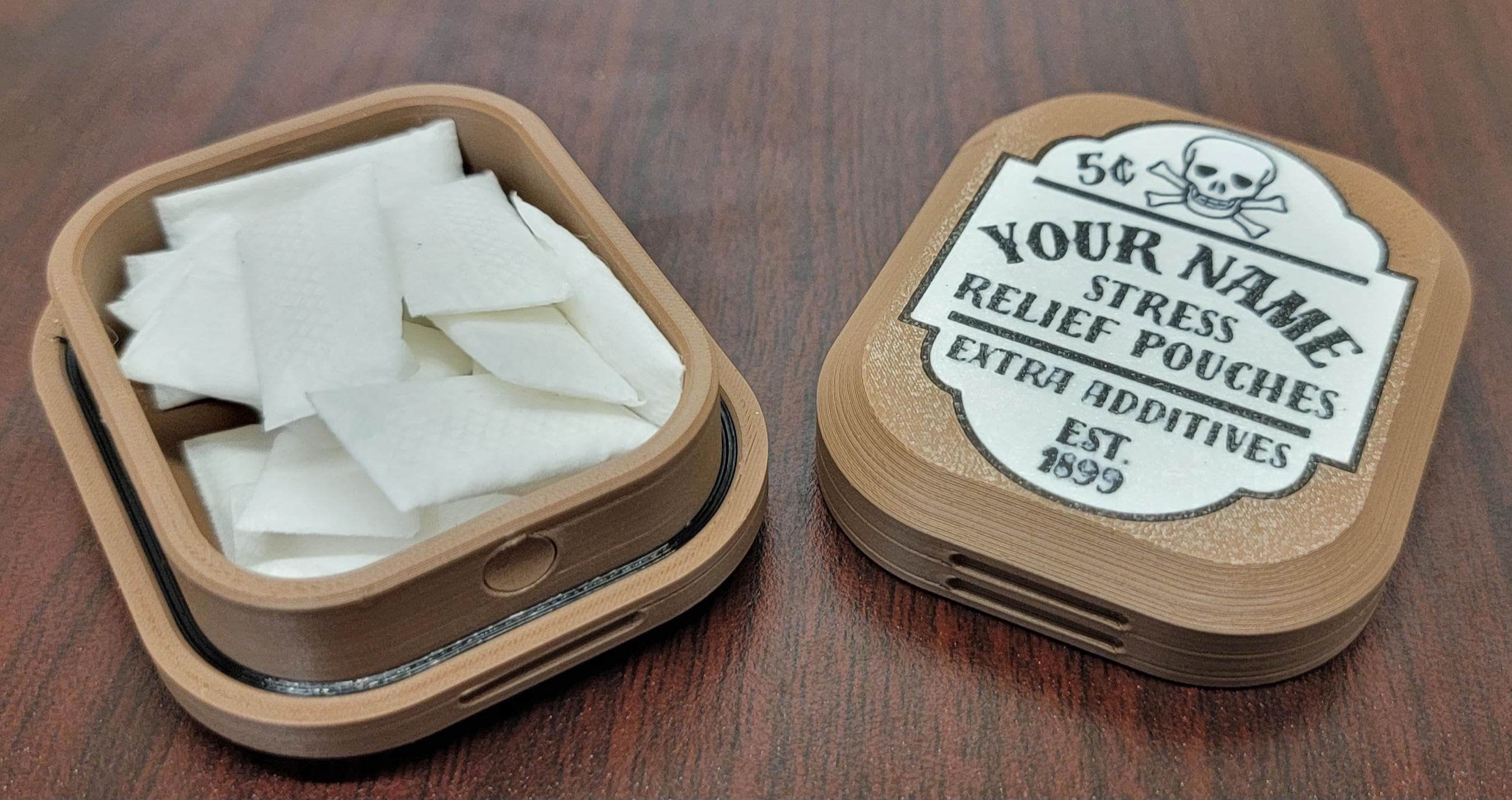 Custom Nicotine Pouch Container - Etsy