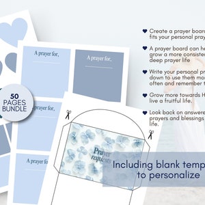 Blue Prayer Board Kit | the Blue Edition | Printable Prayer Vision ...