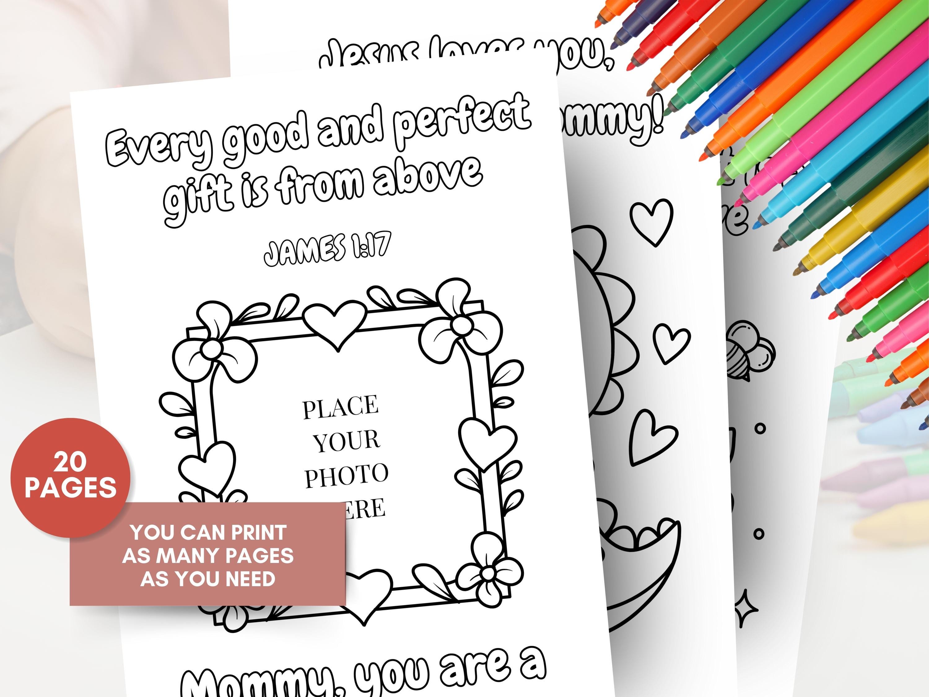 20 Mother's Day Coloring Pages | Christian Homeschool Printable | Color ...