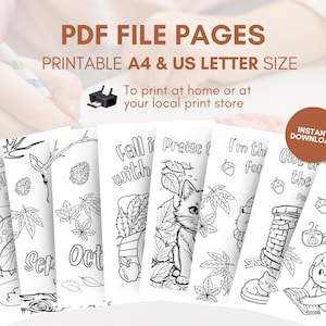 15 Fall /autumn Sunday School Coloring Pages | Homeschool Printable ...