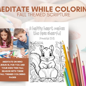 15 Fall /autumn Sunday School Coloring Pages | Homeschool Printable ...