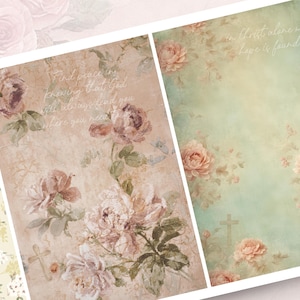 Printable Scripture Scraps | Junk Journal | Faith Labels Digital ...