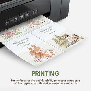 20 Bible Verse Flashcards | Educational Scripture Memory Cards ...