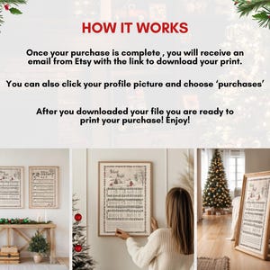 Set of 3 Christmas Carol Posters | Digital Vintage Art Print ...