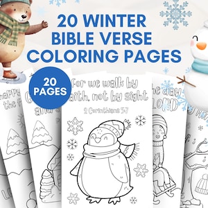 20 Winter Sunday School Coloring Pages | Homeschool Printable ...