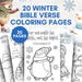 20 Winter Sunday School Coloring Pages | Homeschool Printable ...