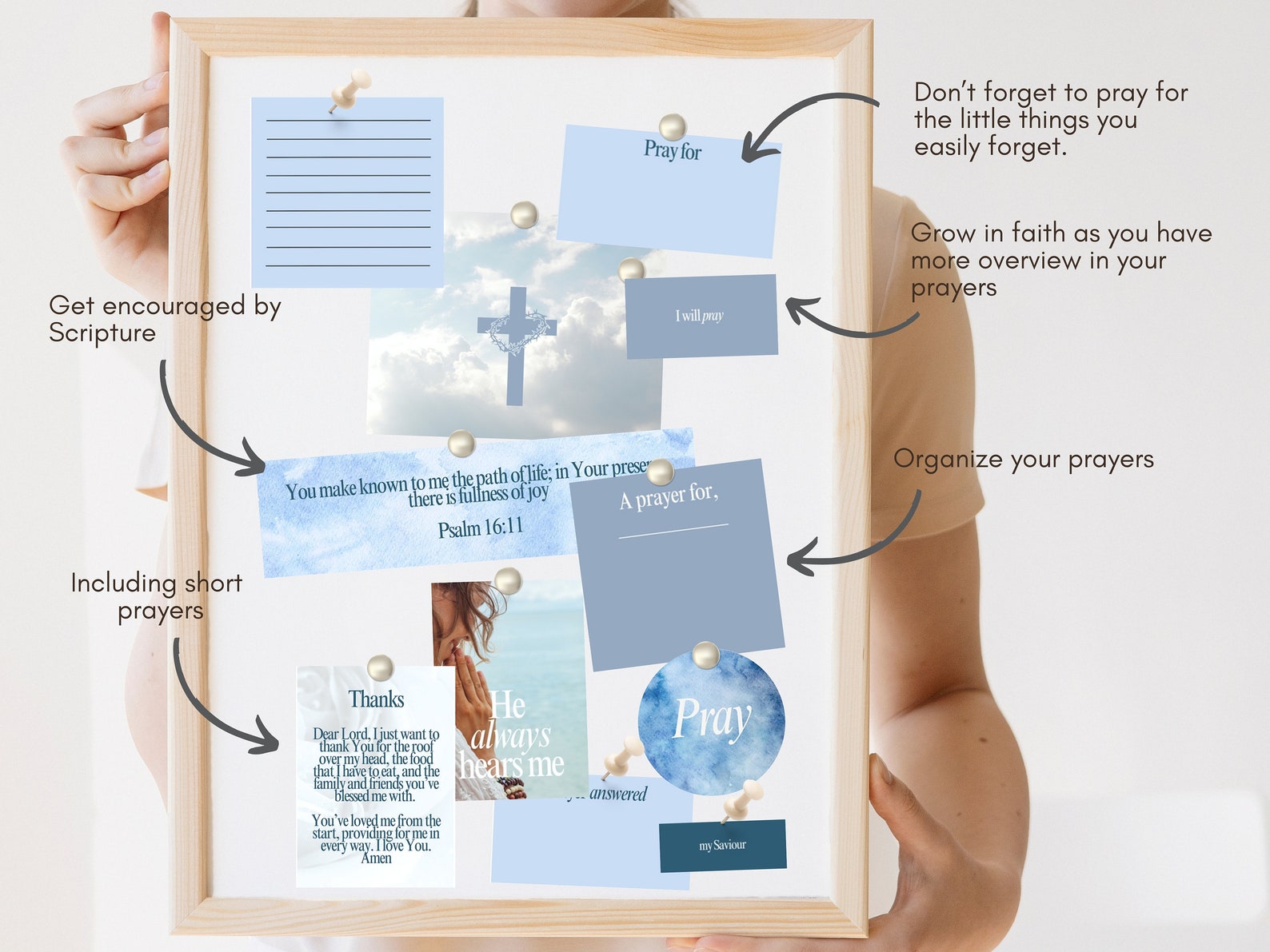 Blue Prayer Board Kit | the Blue Edition | Printable Prayer Vision ...