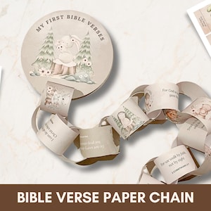 Bible Verse Paper Chain Activity | Sunday School Crafts | Christian ...