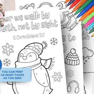 20 Winter Sunday School Coloring Pages | Homeschool Printable ...