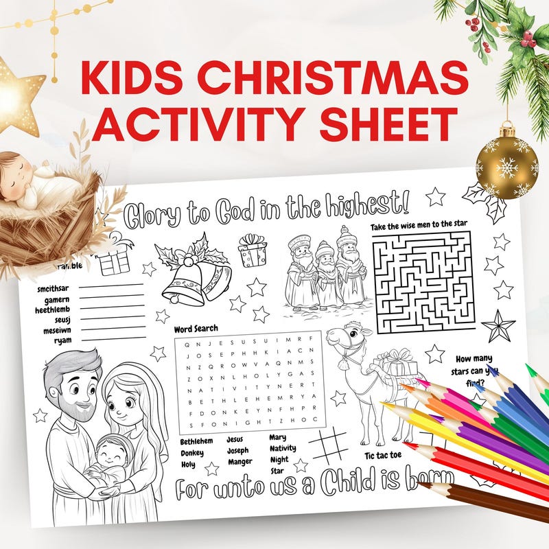 Christmas Placemats - Etsy