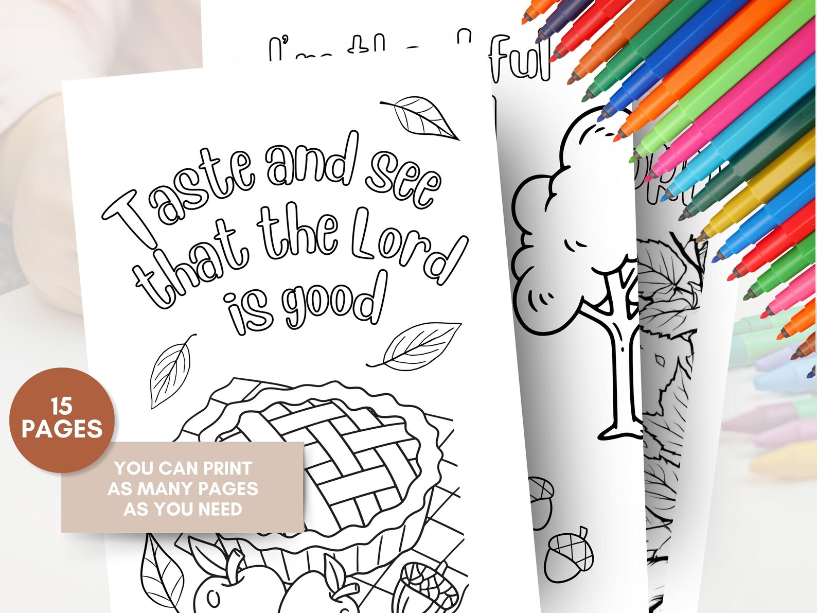 15 Fall /autumn Sunday School Coloring Pages | Homeschool Printable ...