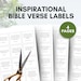Faith Labels Digital | Junk Journal | Printable Scripture Scraps ...