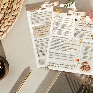 Genesis Made Simple | Easy to Use Bible Study Guide | Printable Old ...