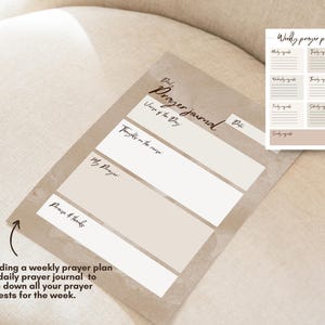 Printable Prayer Board Kit | the Boho Edition | Aesthetic Christian ...