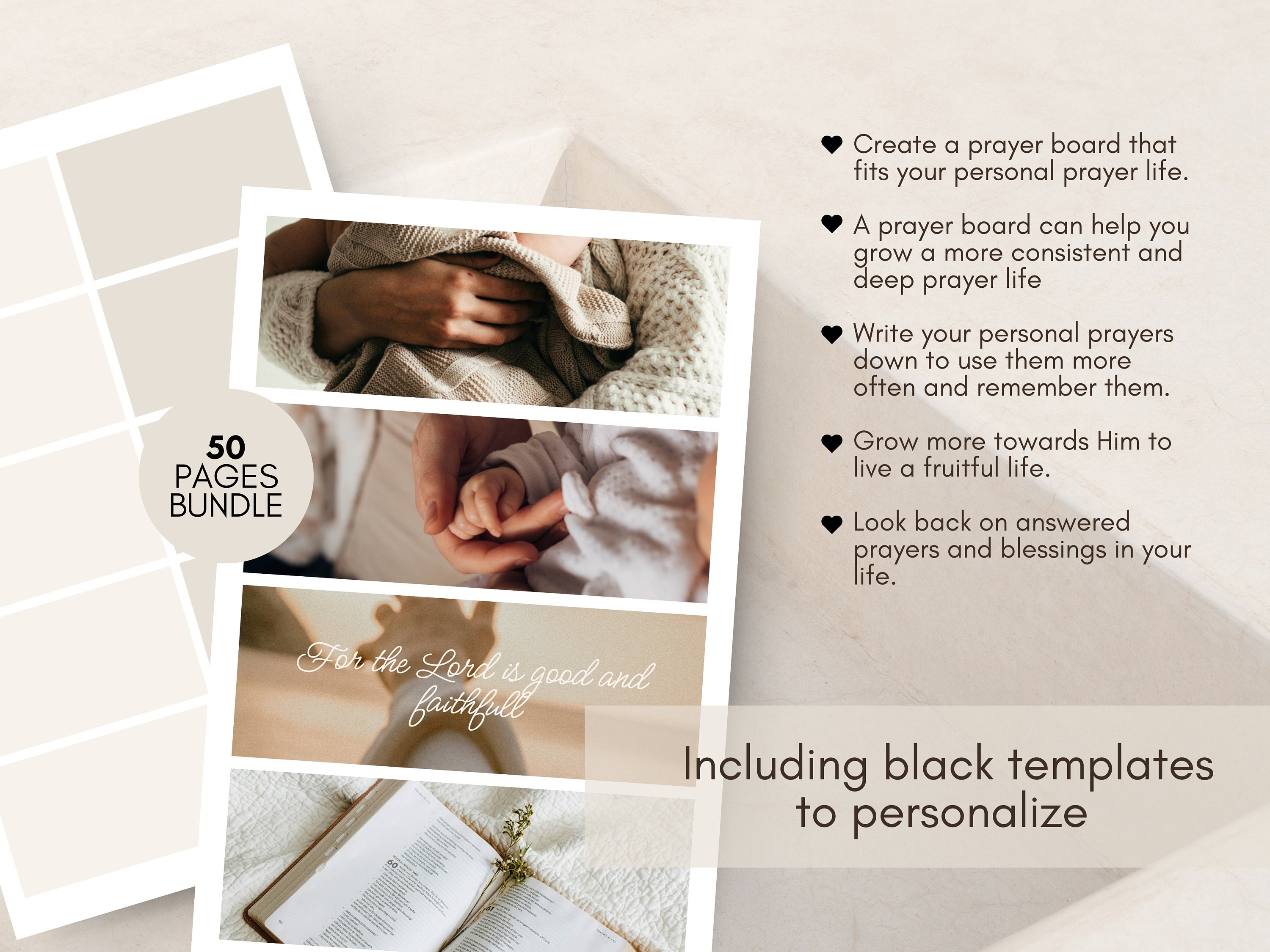 Prayer Board Kit for Moms the Mom Edition Printable Prayer Vision Board ...