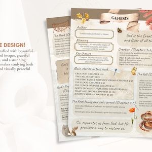Genesis Made Simple | Easy to Use Bible Study Guide | Printable Old ...