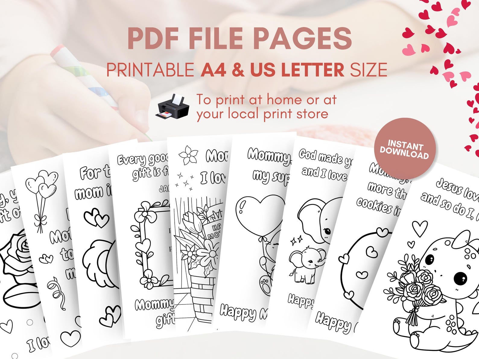 20 Mother's Day Coloring Pages | Christian Homeschool Printable | Color ...