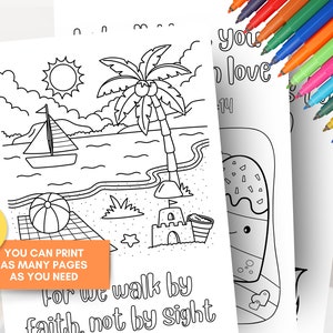 20 Summer Sunday School Coloring Pages | Homeschool Printable ...