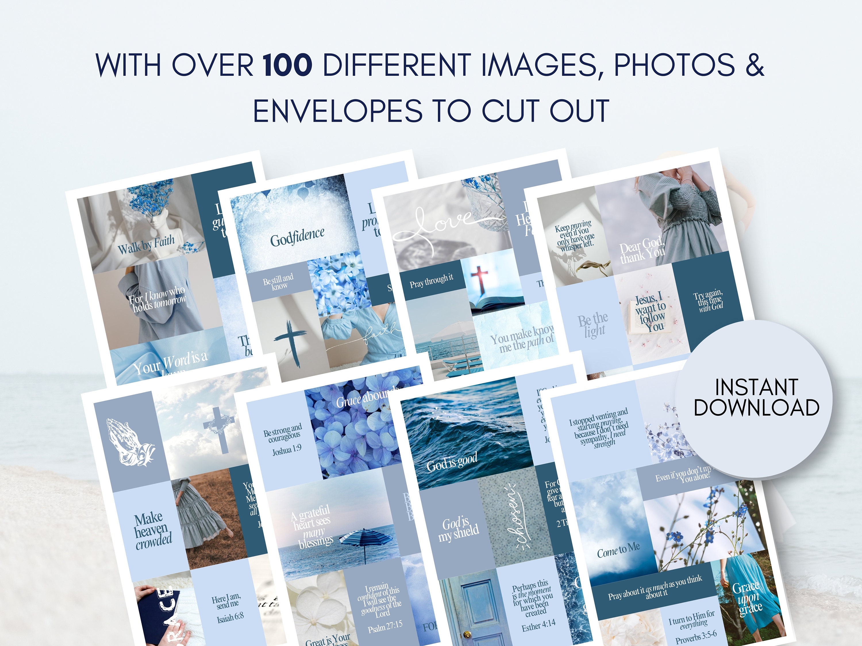 Blue Prayer Board Kit | the Blue Edition | Printable Prayer Vision ...