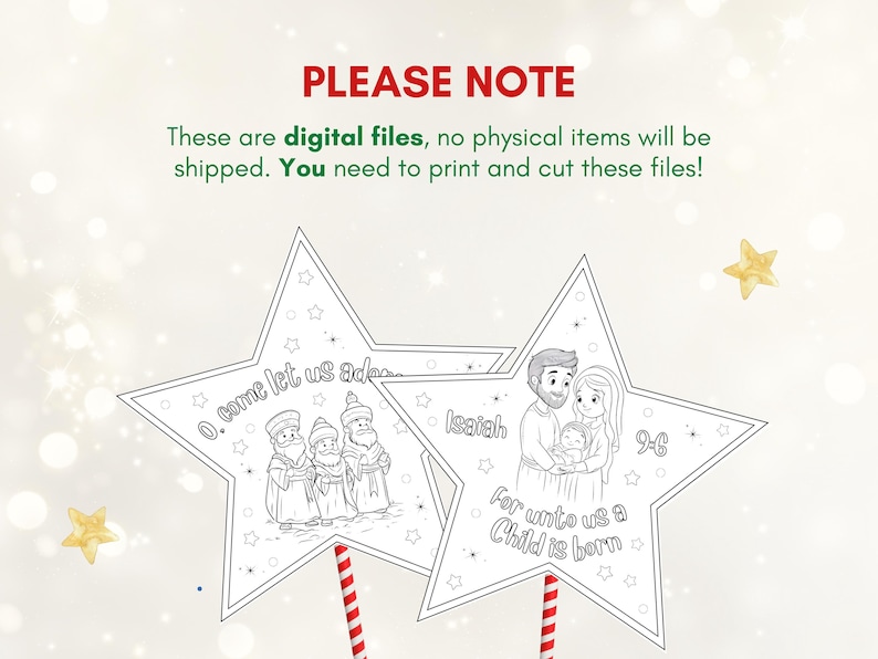 Nativity Coloring Star Craft | Christian Homeschool Printable ...