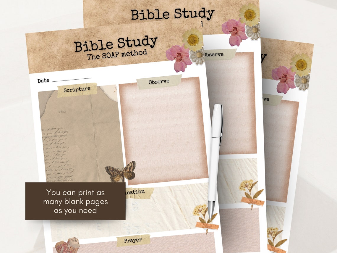 Bible Verse Mapping Soap Bible Verse Study Bible Study Template ...