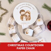 Advent Paper Chain Activity for Kids and Families | Christian Christmas ...