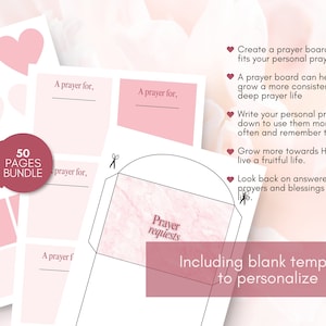 Pink Prayer Board Kit | the Pink Edition | Printable Prayer Vision ...