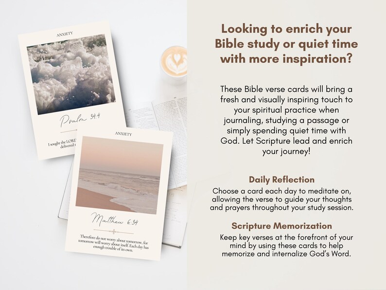 Encouraging NIV Bible Verse Memory Cards | 128 Christian Affirmation ...