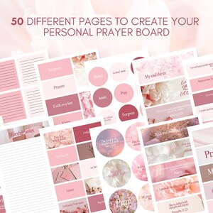 Pink Prayer Board Kit | the Pink Edition | Printable Prayer Vision ...